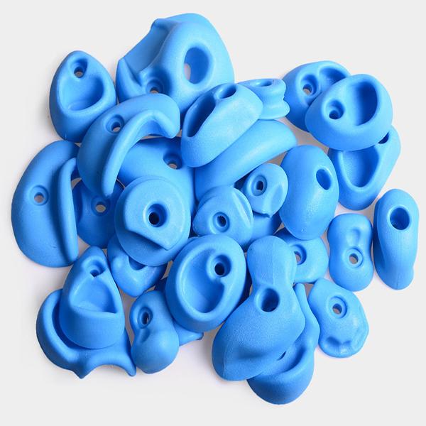 Yellow Red CE Fiberglass Rock Climbing Holds For Professional Climbing ...