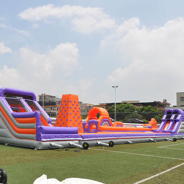 Commercial Bounce House With Climbing Wall UV Resistant Plato Material